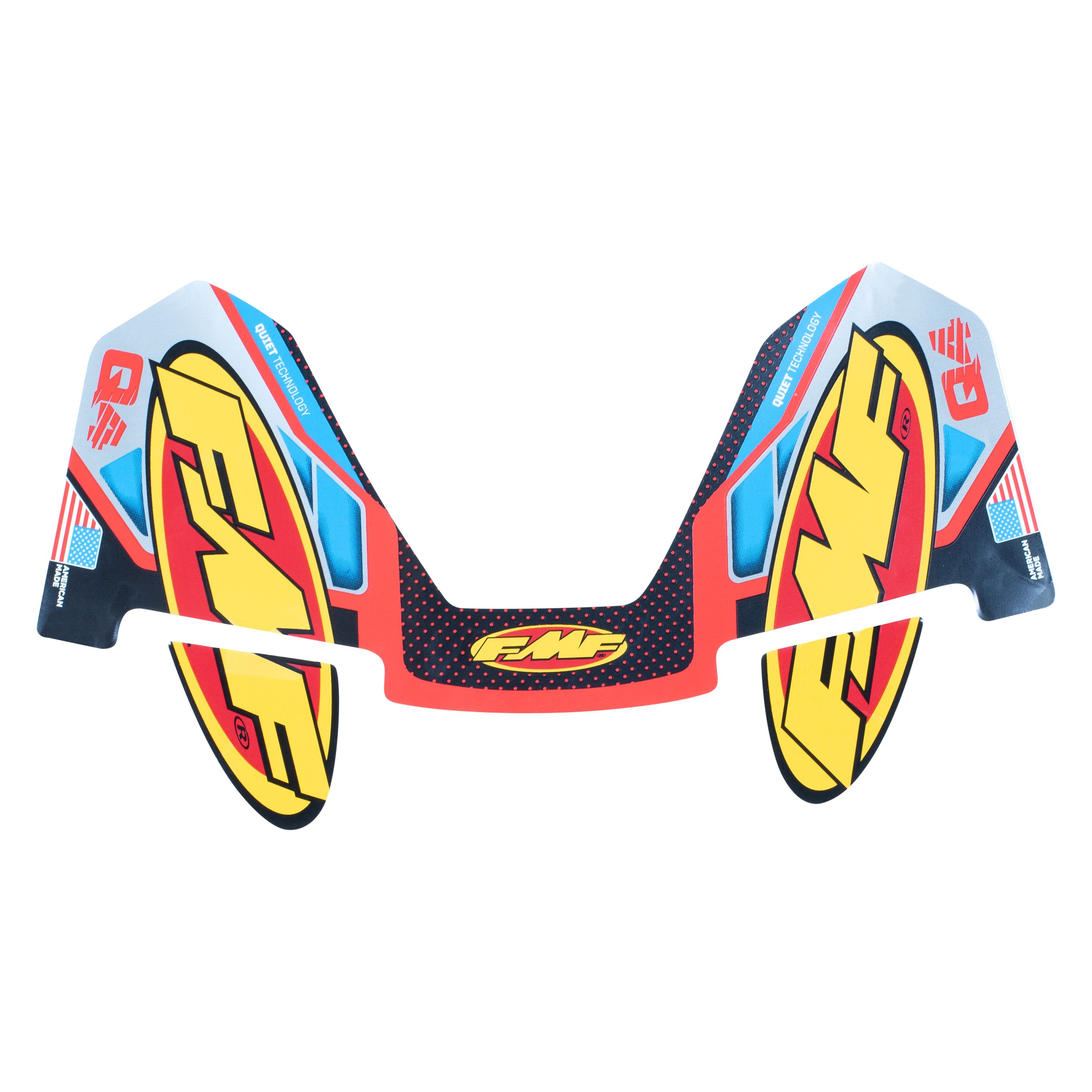 FMF Racing® 014843 - "FMF" Q4 Replacement Exhaust Wrap Decal Kit ...