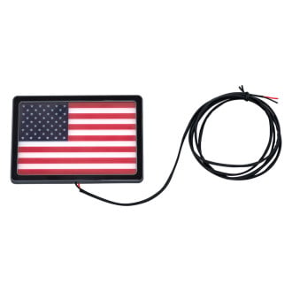 Motorcycle License Plate Frames - LED Lighted, Carbon Fiber, Chrome ...