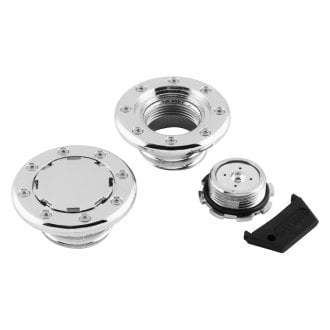 Custom Motorcycle Gas Caps - Universal, Fuel Gauge, Vented | MOTORCYCLEiD