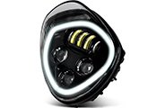Cruiser Bike Headlights - LED, Halo, Custom, Factory, Projector ...