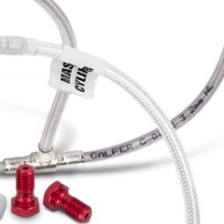 Motorcycle Brake Lines | Braided, Extended | Front & Rear ...