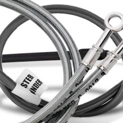 Motorcycle Brake Lines | Braided, Extended | Front & Rear ...