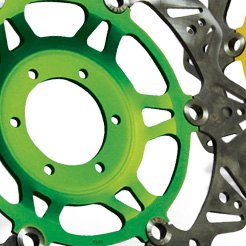 Motorcycle Brake Rotors | Front, Floating, Chrome, Slotted, Racing ...