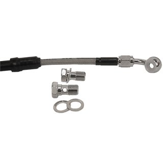 Motorcycle Brake Lines | Braided, Extended | Front & Rear ...