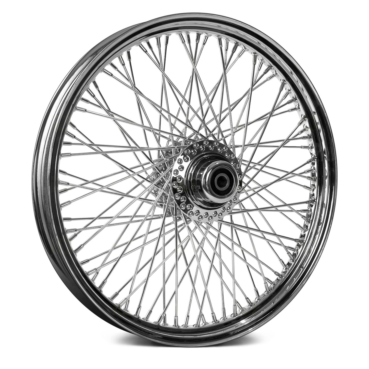 Paughco® 06-104 - Front Wheel with Twisted Spokes - MOTORCYCLEiD.com
