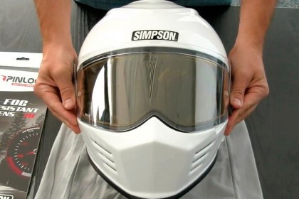 Simpson® GBDL3 - Ghost Bandit Solid Large Flat Black Full Face Helmet ...