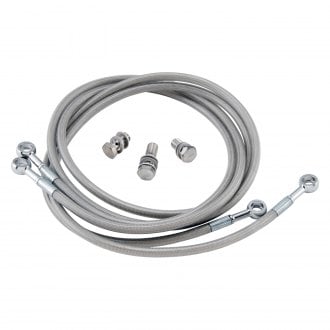 Motorcycle Brake Lines | Braided, Extended | Front & Rear ...